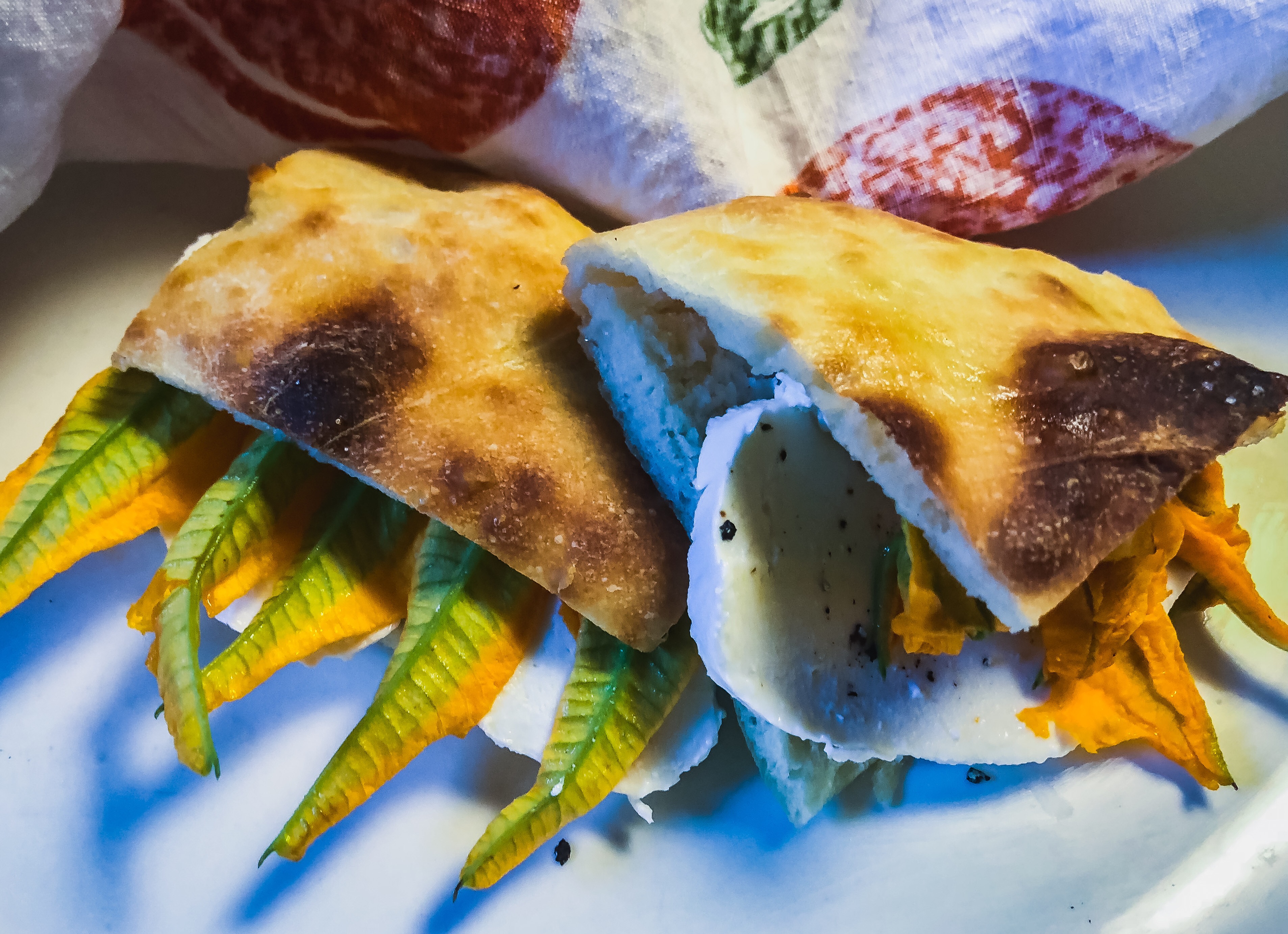 PANE, CACIO & FIORI – A FAVORITE ROMAN PANINO – MEET ME AT THE LONG TABLE